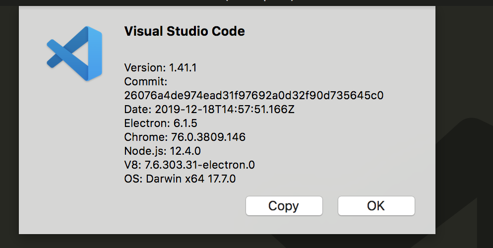 VSCode reverting back to 1.41.1 from 1.43.1 · Issue #93281 · microsoft ...