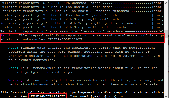 openSUSE 15 Linux package repository is broken - "Signature ...