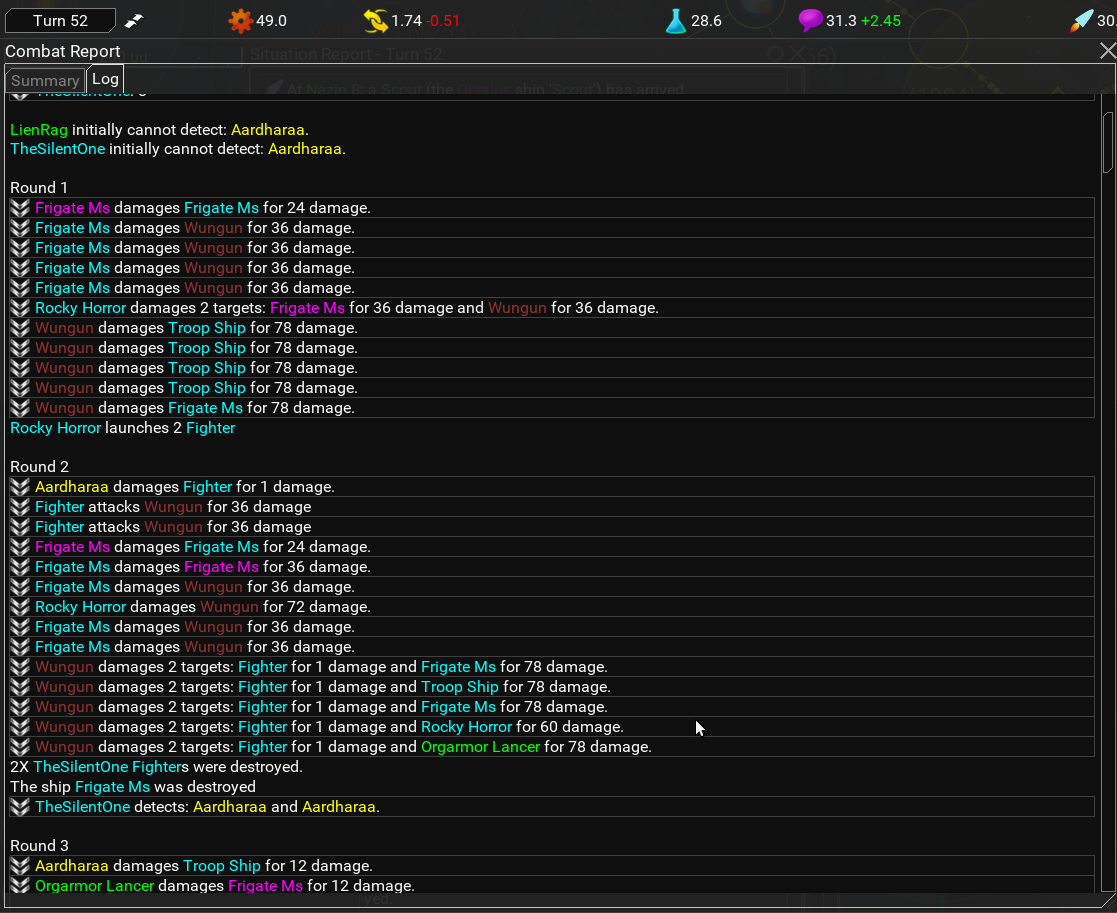 wrong combat report for detecting stealthed ships (multiplayer) · Issue ...