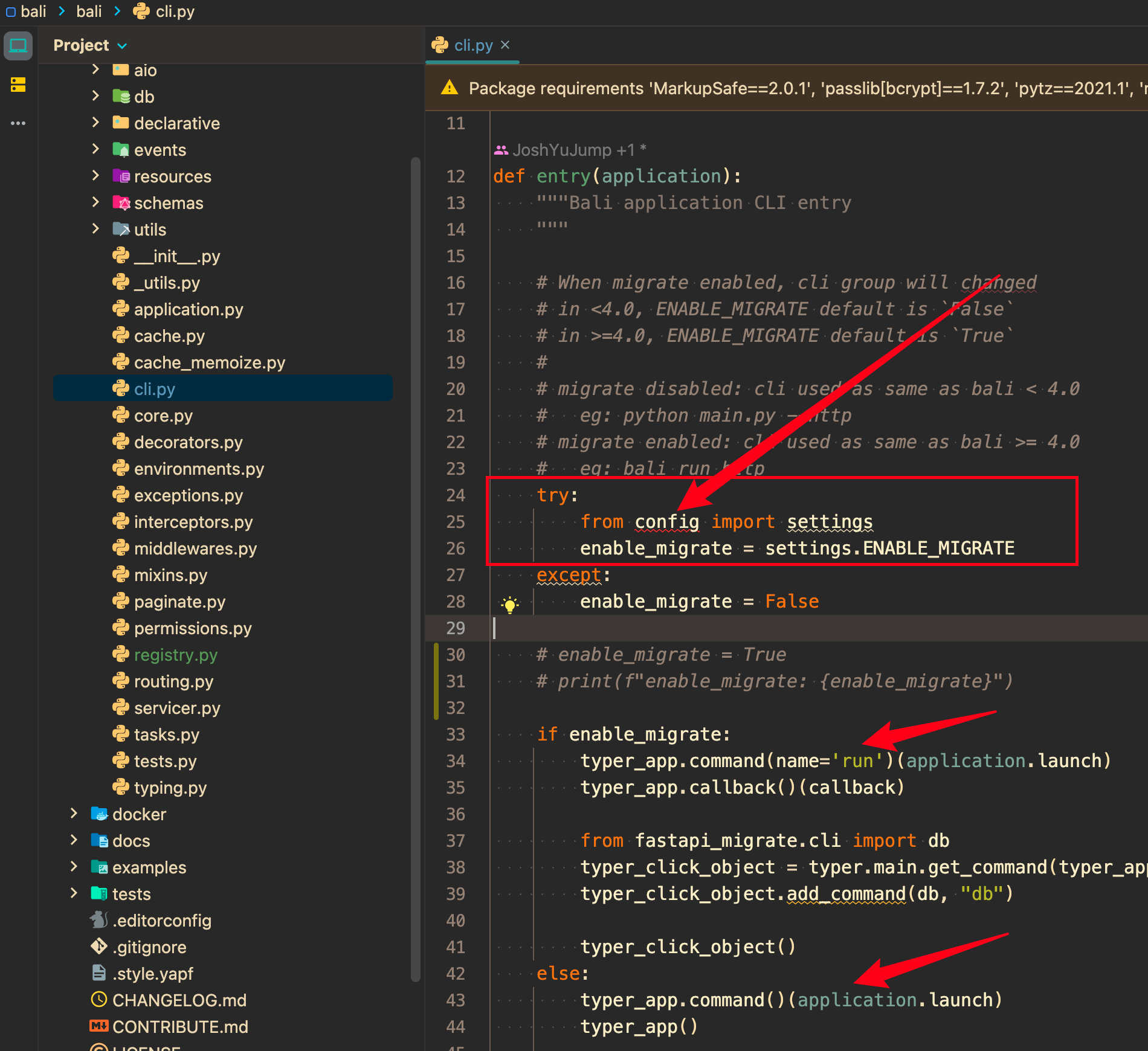 fetaure: allows customization of the settings module. · Issue #173 · bali-framework/bali · GitHub