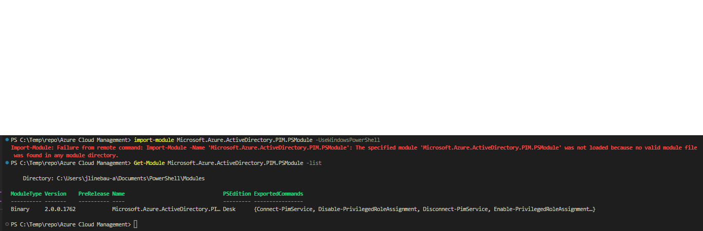 Connect-AzureAD Could not load type 'System.Security.Cryptography.SHA256Cng' from assembly ...
