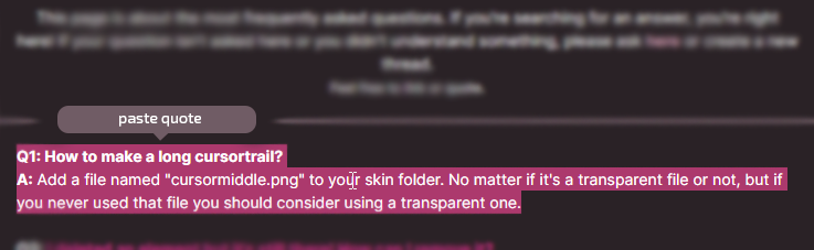 suggestion: add pop-up after selecting text in forum to paste quote automatically · Issue #9330 ...