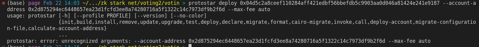 Deploy bug · Issue #1531 · software-mansion/protostar · GitHub