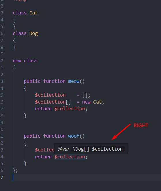 No detect type array when array start empty · Issue #2080 · bmewburn/vscode-intelephense · GitHub