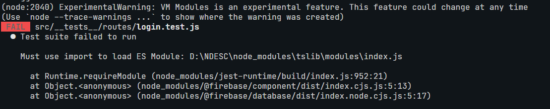Shows `Cannot find module '@tinyhttp/app' from 'src/app.js'` error in jest with --experimental ...