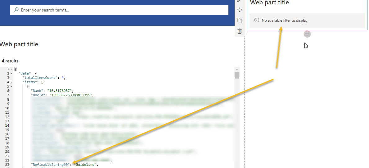 Refiners Web Part not working as expected · Issue #491 · microsoft-search/pnp-modern-search · GitHub