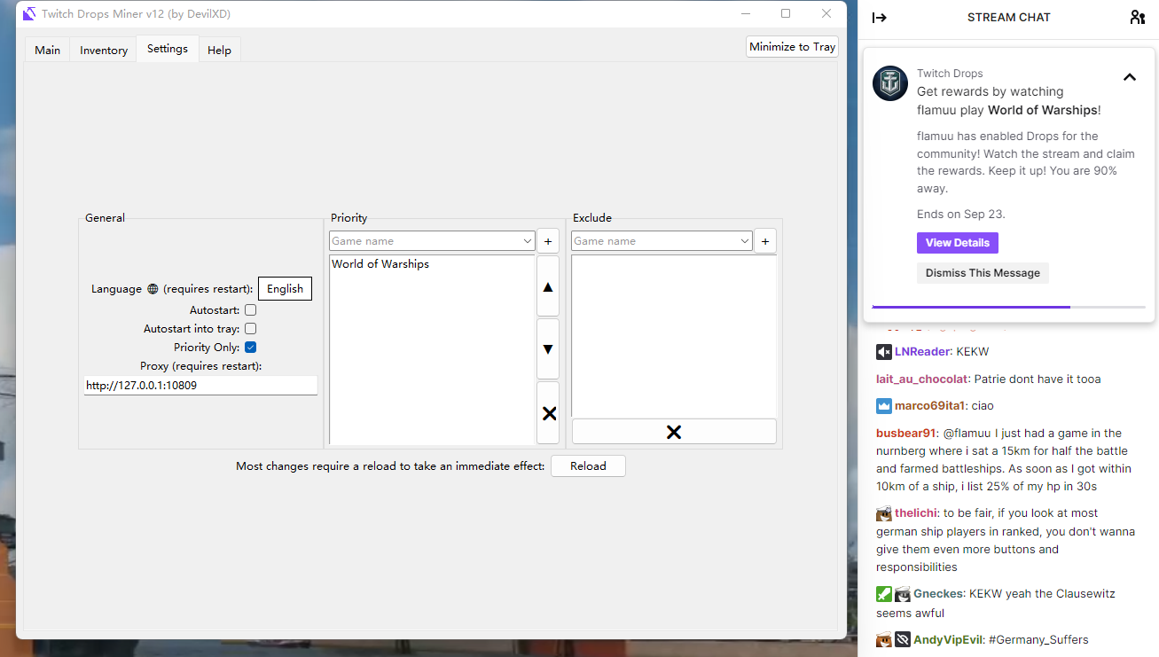 Can this software add custom channels? · Issue #38 · DevilXD/TwitchDropsMiner · GitHub