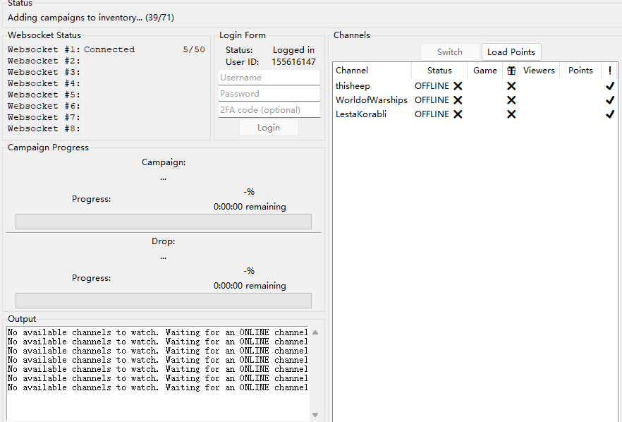 Can this software add custom channels? · Issue #38 · DevilXD/TwitchDropsMiner · GitHub