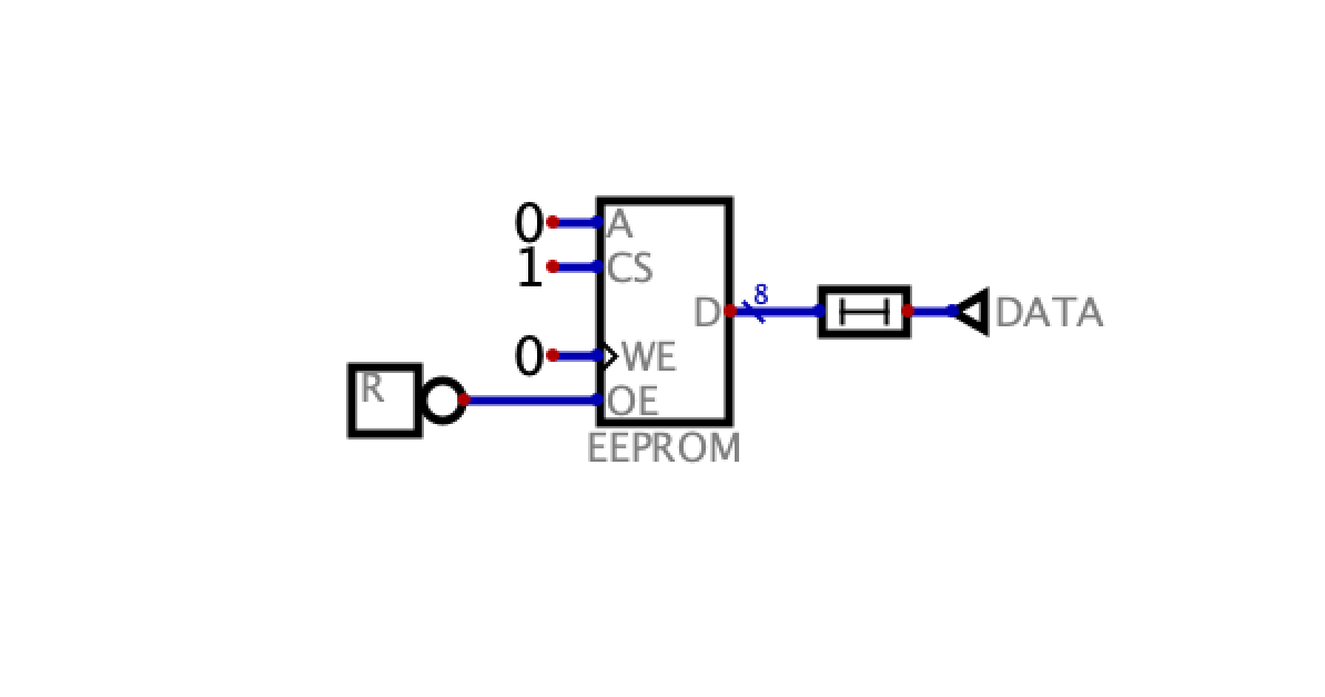 Oscillation in Delay after EEPROM - bug? · Issue #1188 · hneemann/Digital · GitHub