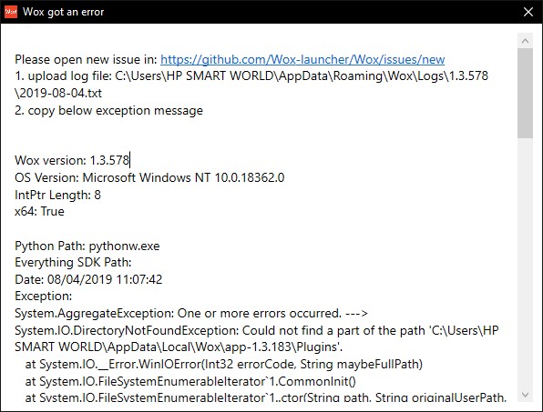 Wox · Issue #2557 · Wox-launcher/Wox · GitHub