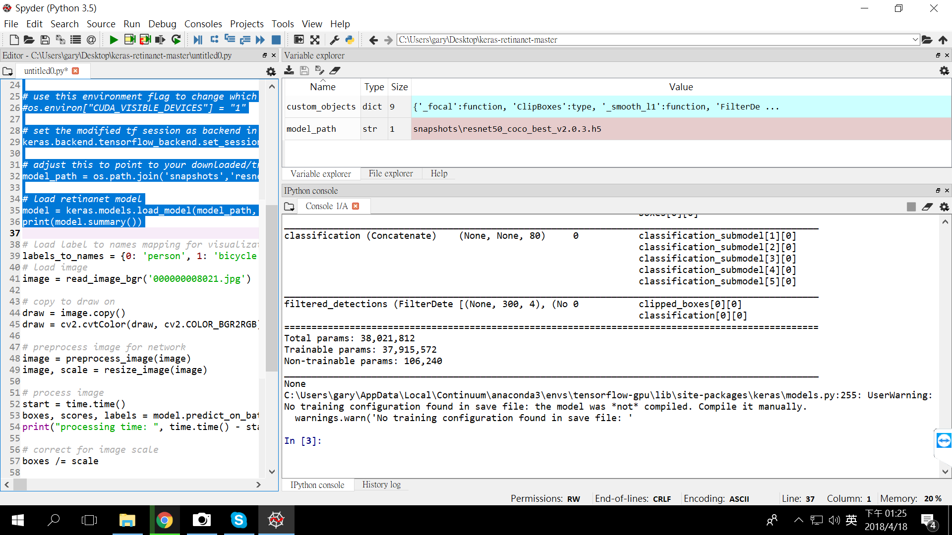 example issue · Issue #403 · fizyr/keras-retinanet · GitHub