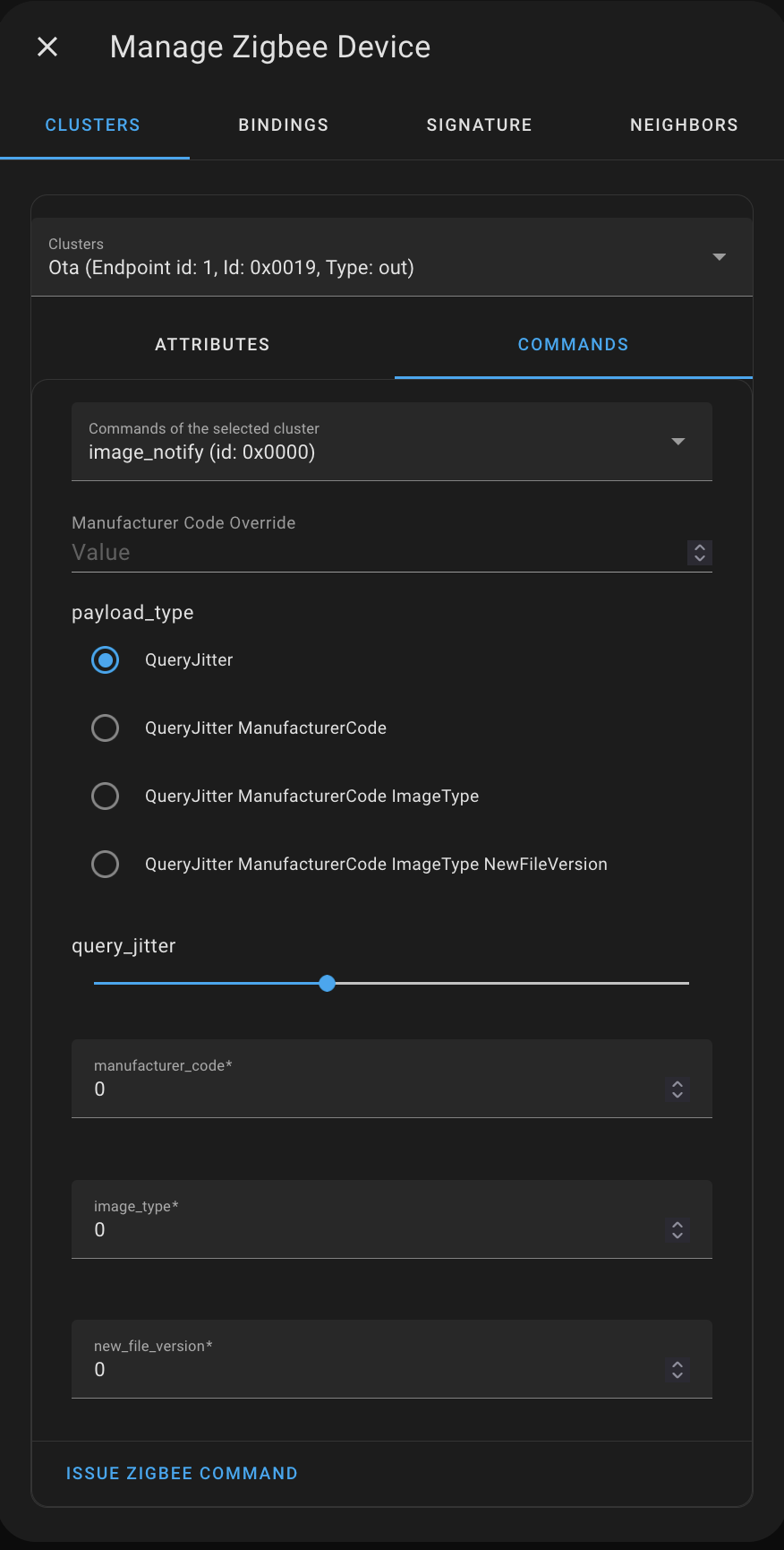 No zigbee cluster commands seem to work with IKEA devices · Issue #82183 · home-assistant/core ...