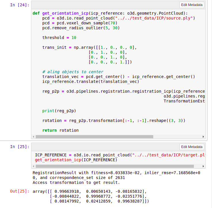 ICP registration gives always zero values · Issue #2945 · isl-org ...