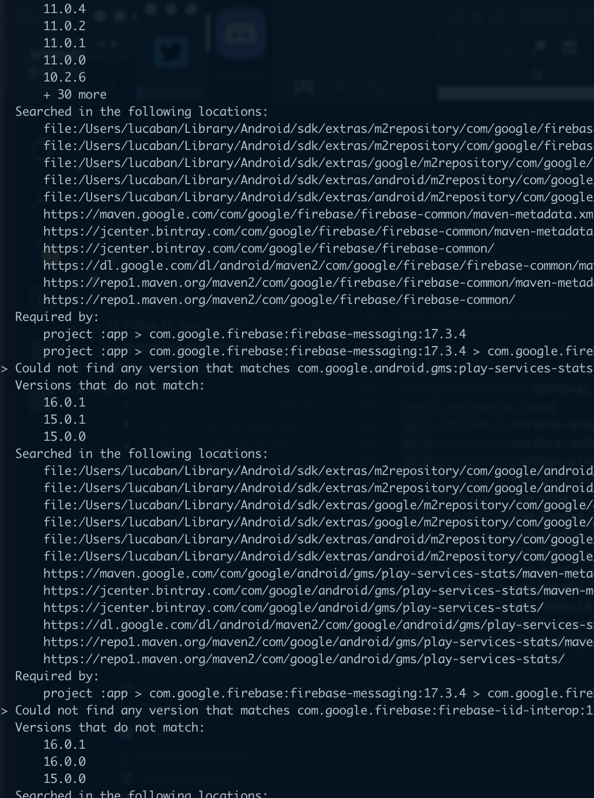 Failed to apply plugin [class 'com.google.gms.googleservices.GoogleServicesPlugin'] > For input ...