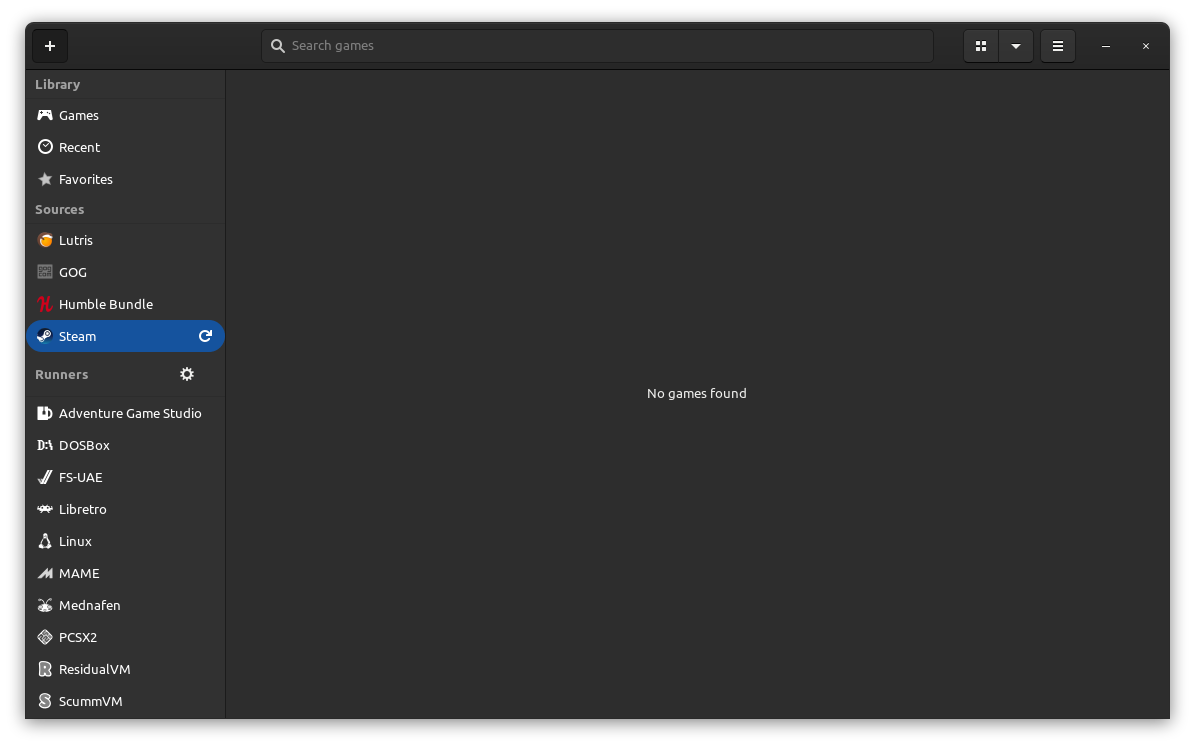 Lutris beta: Steam games do not sync, empty list · Issue #3246 · lutris/lutris · GitHub