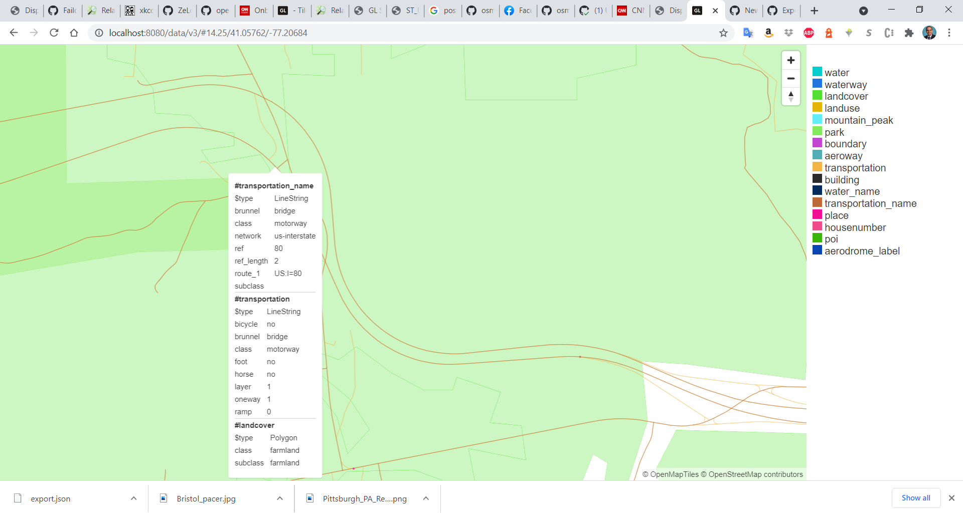 Unnamed bridges disrupt transportation_name continuity · Issue #1131 · openmaptiles/openmaptiles ...