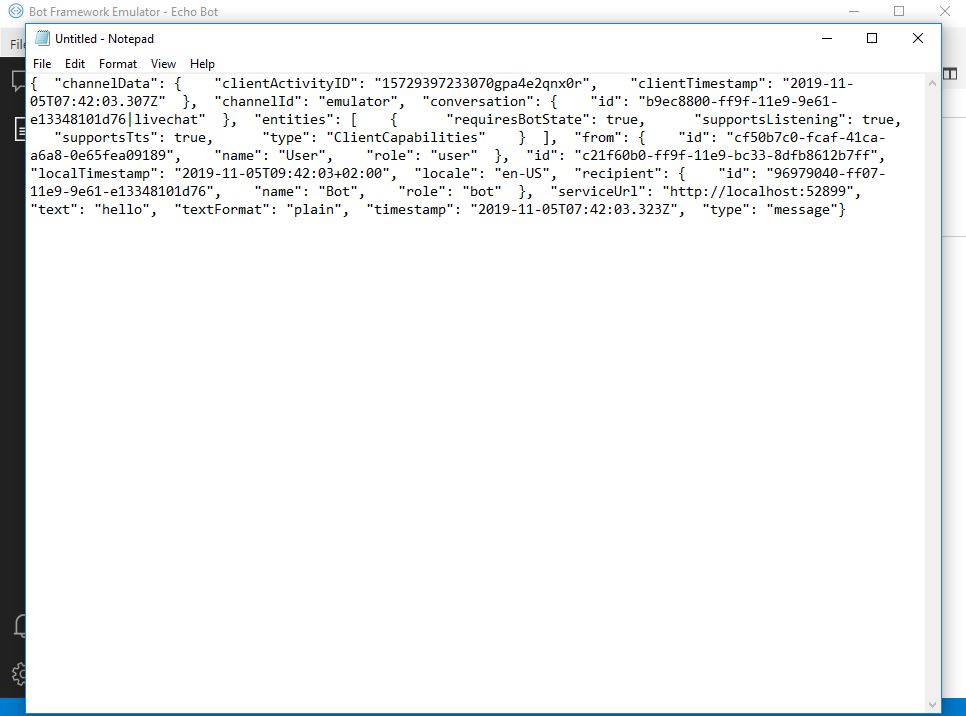 JSON preview · Issue #1966 · microsoft/BotFramework-Emulator · GitHub