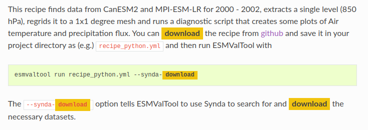 Obsolete option `synda-download` still appears in documentation · Issue #2481 · ESMValGroup ...