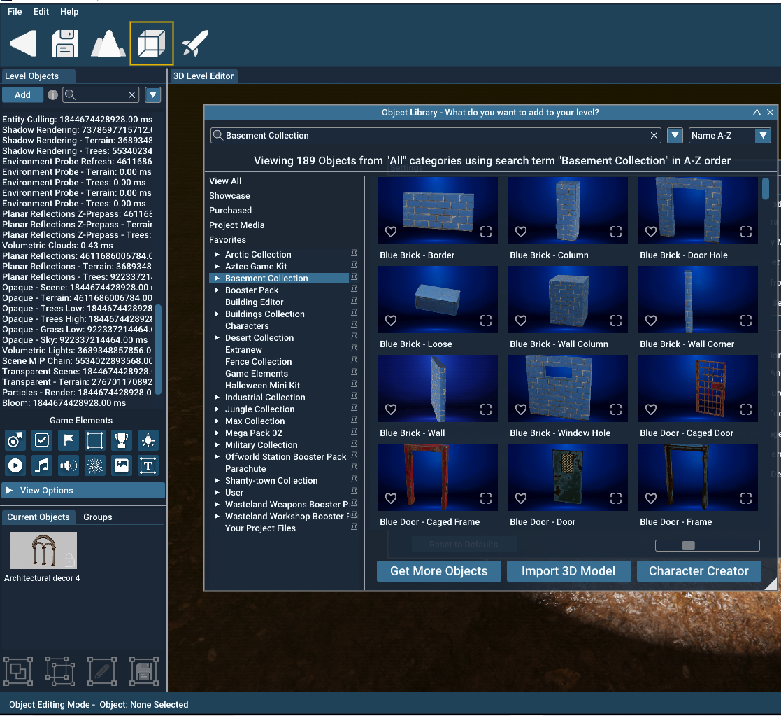 Editor Profiler has incorrect values when hovering over an object in the Object Library · Issue ...