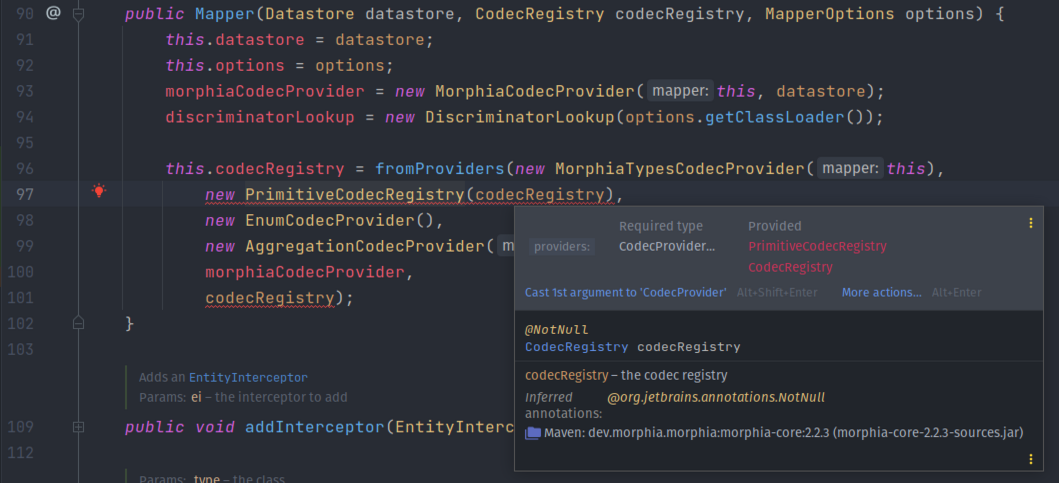 Obscure Java error when connecting to Database · Issue #1837 · MorphiaOrg/morphia · GitHub