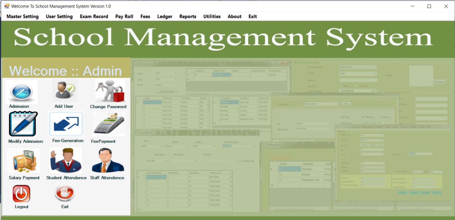 screenshots · Issue #1 · codemyprojects/Colleage-Management-DesktopApp · GitHub