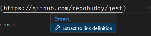 Markdown extract to link would be better to default to the link text · Issue #108 · microsoft ...
