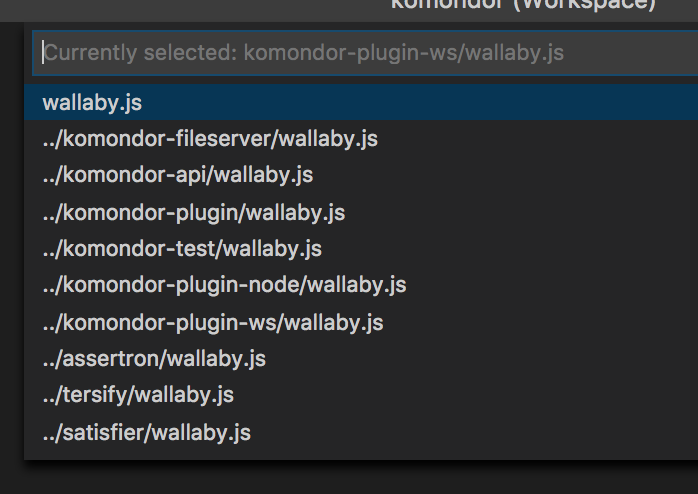 config missing in vscode workspace · Issue #1624 · wallabyjs/public · GitHub