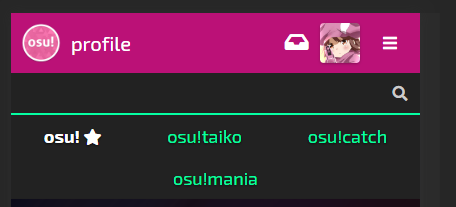 Profile page game modes are getting wrapped to a new line on small ...