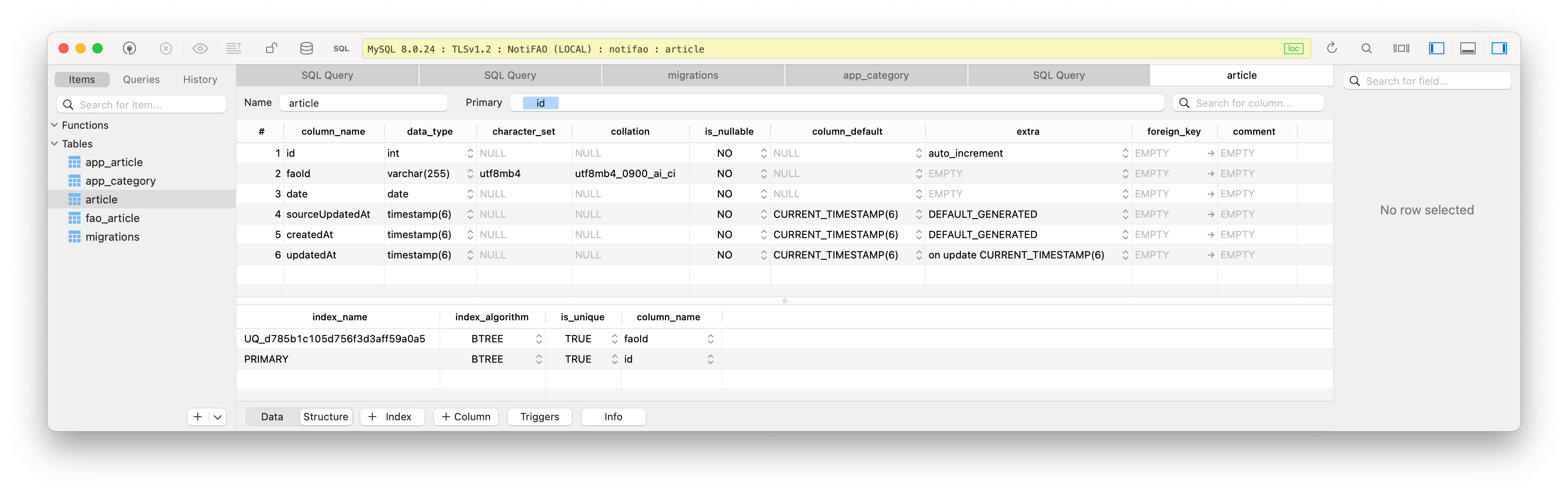 MySQL error around DEFAULT_GENERATED COMMENT when editing the name of a column · Issue #2410 ...