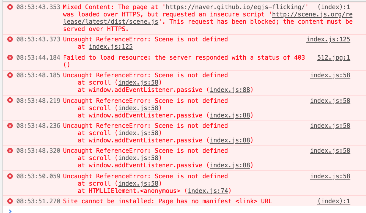 Homepage is not working · Issue #265 · naver/egjs-flicking · GitHub