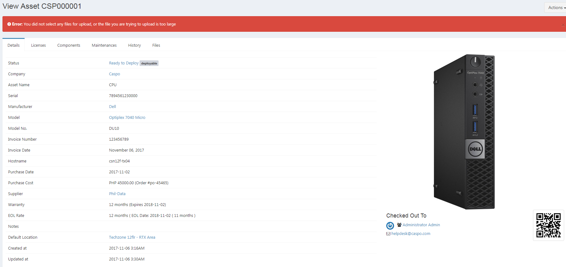 Cannot upload files · Issue #4381 · grokability/snipe-it · GitHub