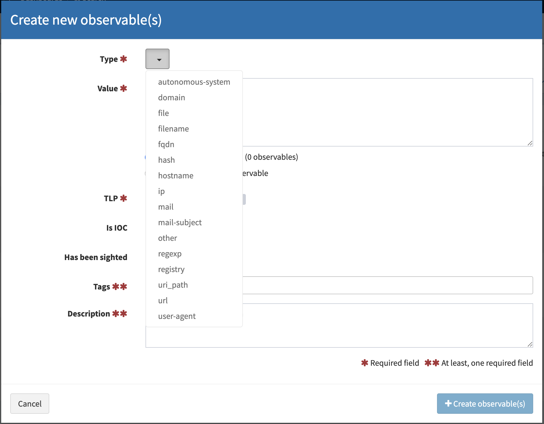 Bug Not Able To Add New Datatypes · Issue 165 · Thehive Projectthehivedocs · Github
