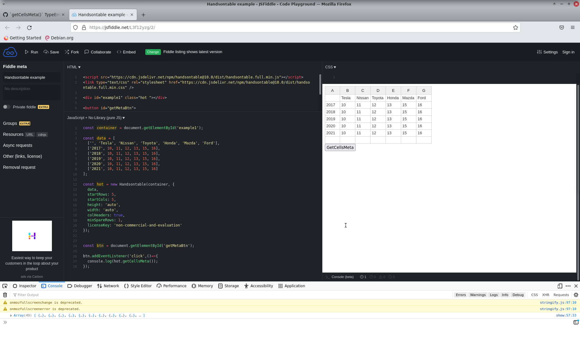 `getCellsMeta()` TypeError(rows[row] is undefined) after paste array ...