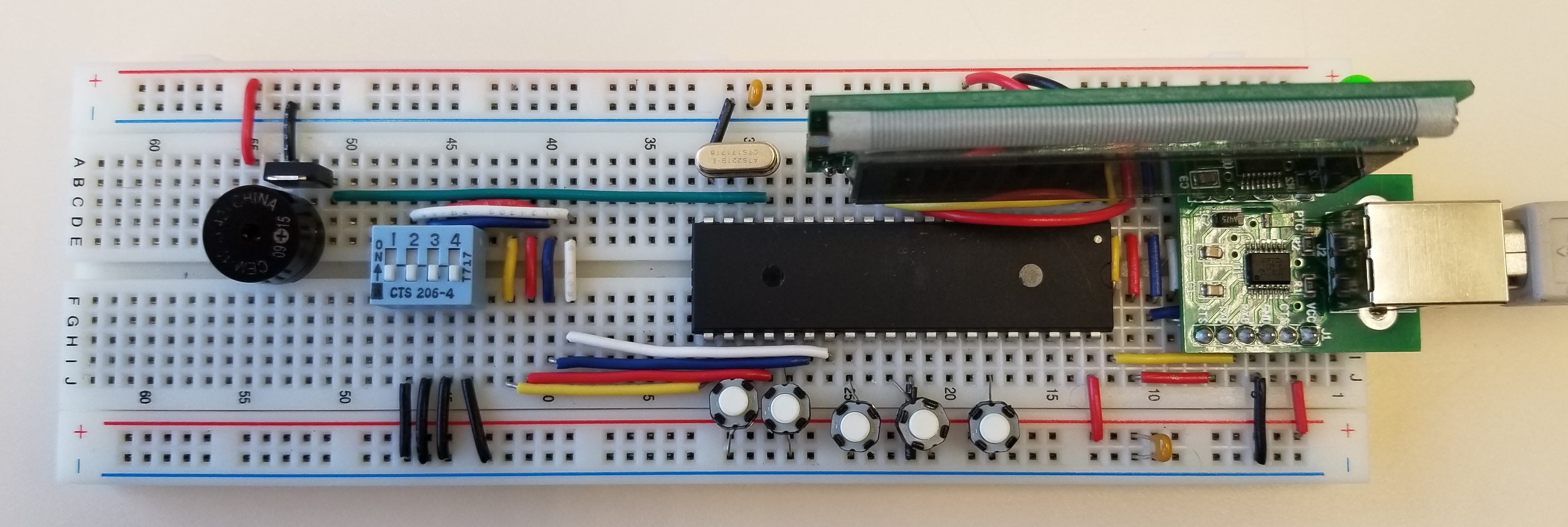 GitHub - stevefarra/alarm-clock: A breadboard gadget run on an AT89 ...