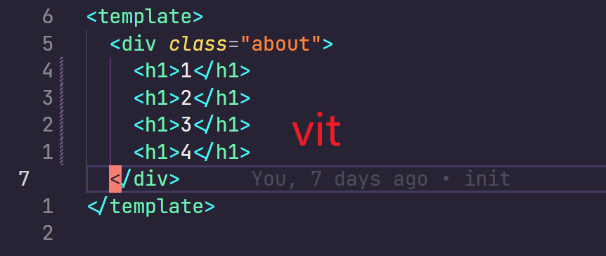 HTML tag selection doesn't work expected · Issue #7385 · VSCodeVim/Vim · GitHub