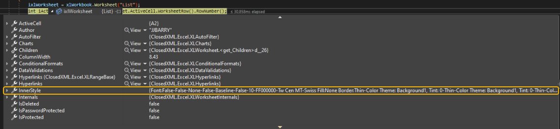 Cell Properties Altered For Row With Active Cell When Editing An Existing XLSX · Issue #2036 ...