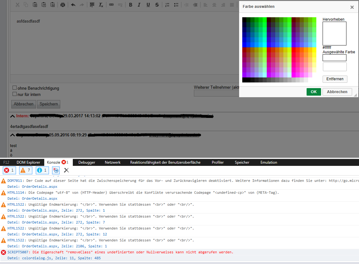 Advanced Color Dialog won't close on IE11 with Caret Browsing (F7) enabled · Issue #1015 ...