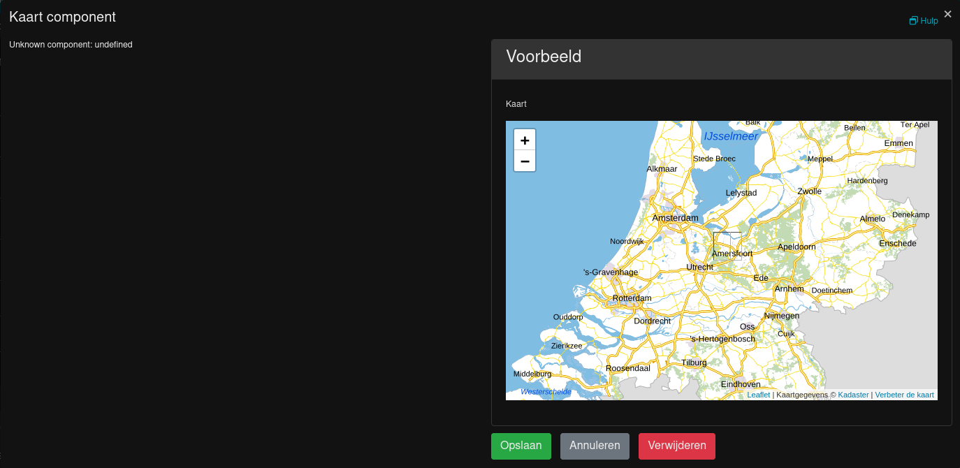 Map Component Unknown Component Undefined · Issue 2605 · Open Formulierenopen Forms · Github 