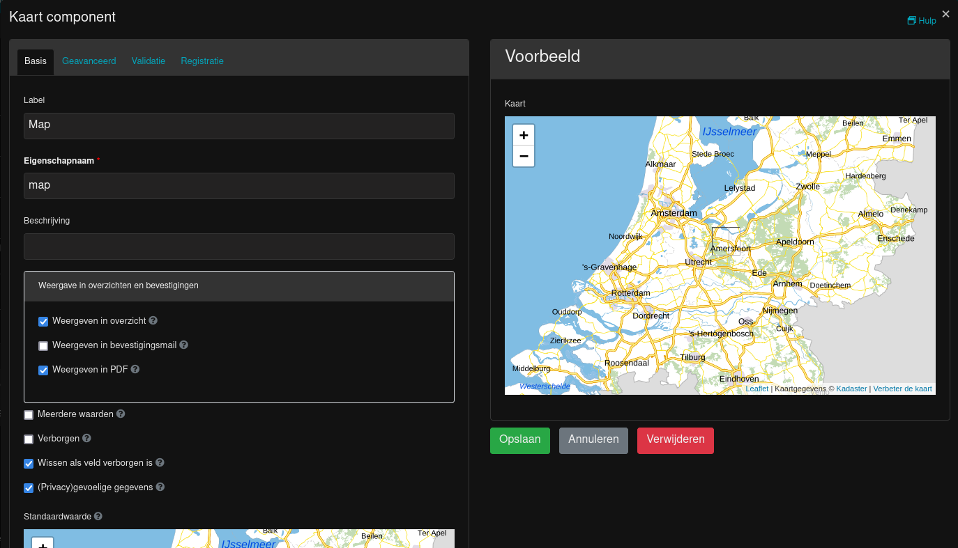 Map component: "Unknown component: undefined" · Issue #2605 · open-formulieren/open-forms · GitHub