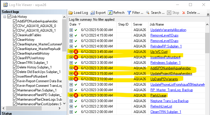 Chuck Konkol Tasks - Week of 06/19/2023 · Issue #59 · aquaaerobicsystem/weeklytasks · GitHub