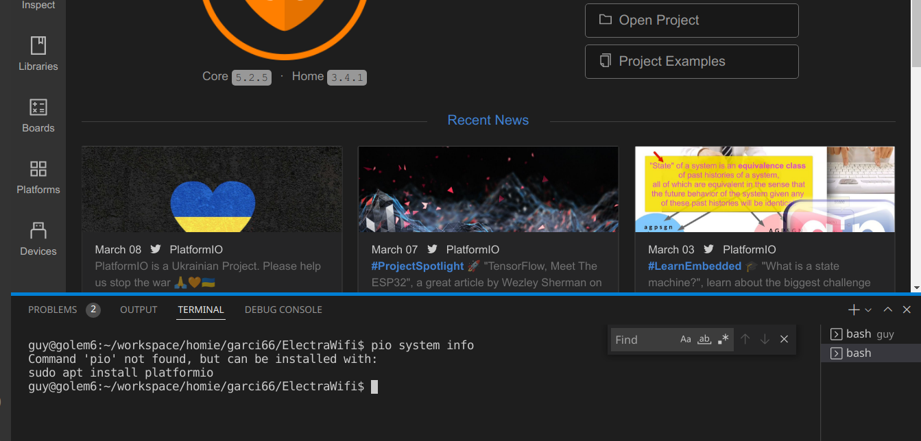 Platformio --help or -h returns: Error: No such command "home" · Issue #4199 · platformio ...