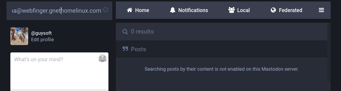 Account does not show up in search even when webfinger is called · Issue #18741 · mastodon ...