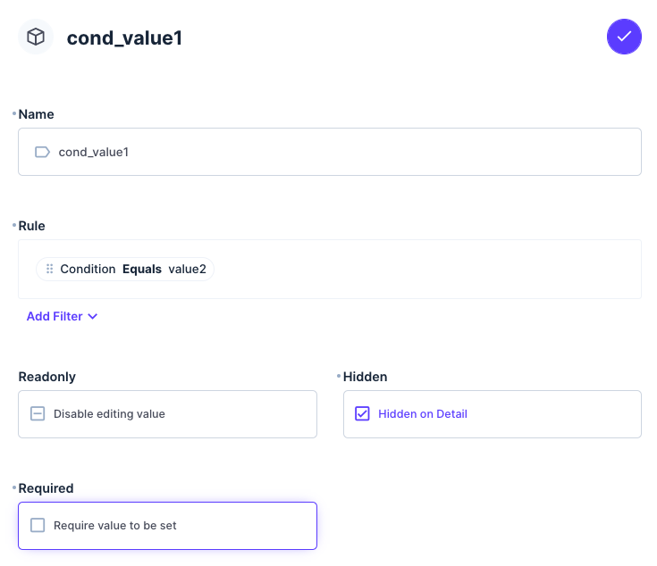 Conditions on fields ignore default values on targeted field · Issue #13649 · directus/directus ...