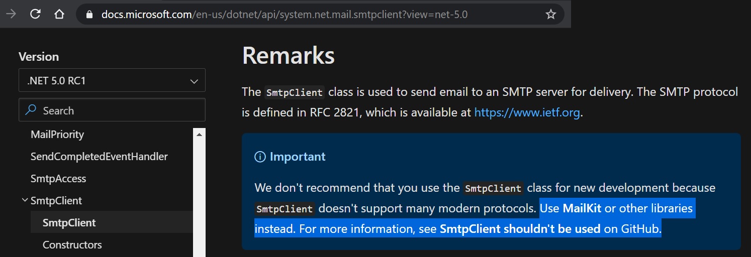 I am using smtp client for for receiving email from contact page but sender email is coming as ...