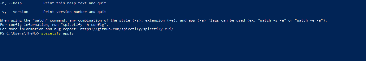 Spicetify commands just hang · Issue #2277 · spicetify/cli · GitHub