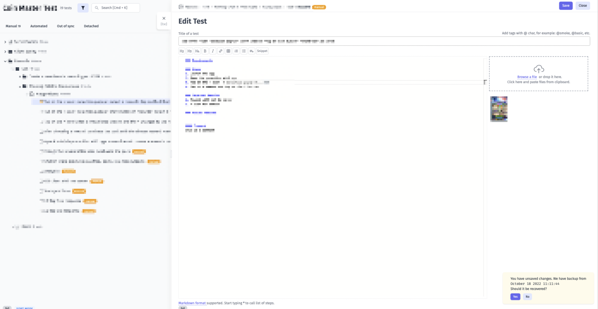 Add Screenshot To Step On Test Design Level · Issue 623 · Testomatio App · Github