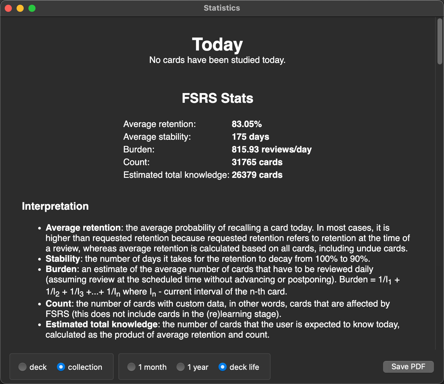 Styling of FSRS Stats & Interpretation · Issue #134 · open-spaced ...