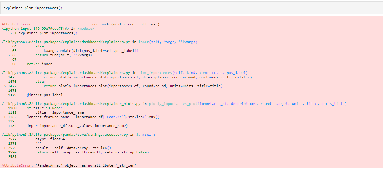ValueError Could Not Convert String To Float When Creating Dashboard 