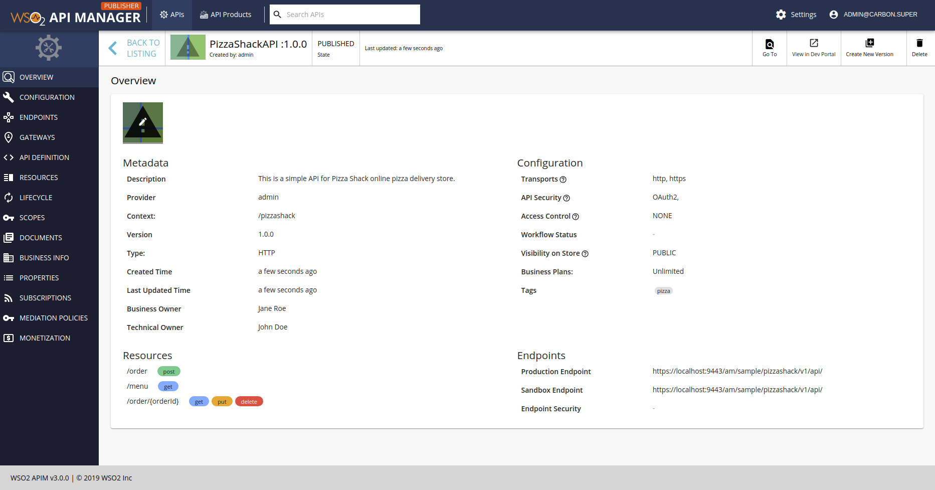 [Publisher] API Overview page data not consistently shown · Issue #6183 · wso2/product-apim · GitHub