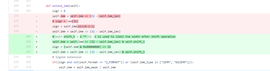[Pygen] Issue with imm value and shift operation · Issue #641 · chipsalliance/riscv-dv · GitHub